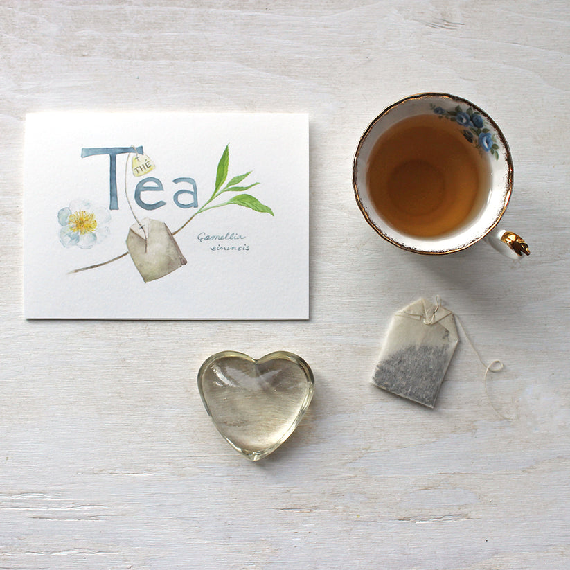 Tea Note Card Set – Trowel and Paintbrush