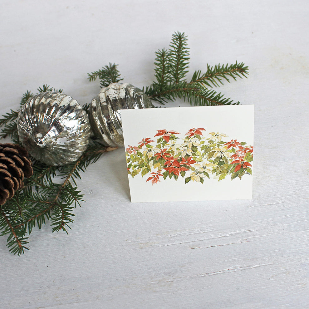 Poinsettias Holiday Gift Tags – Trowel and Paintbrush